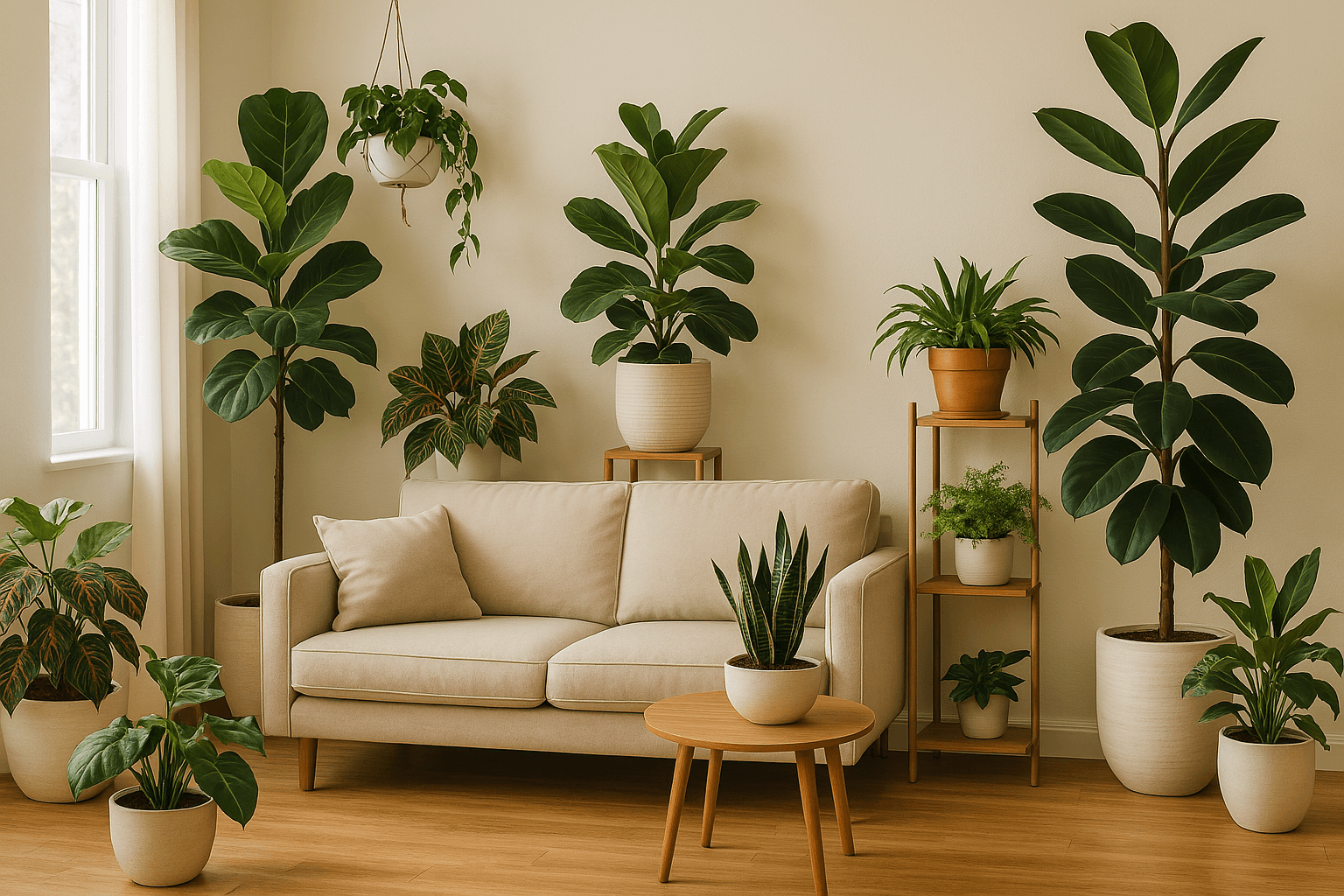 Plant Styling Magic : How to Decorate Living Rooms with Houseplants ...